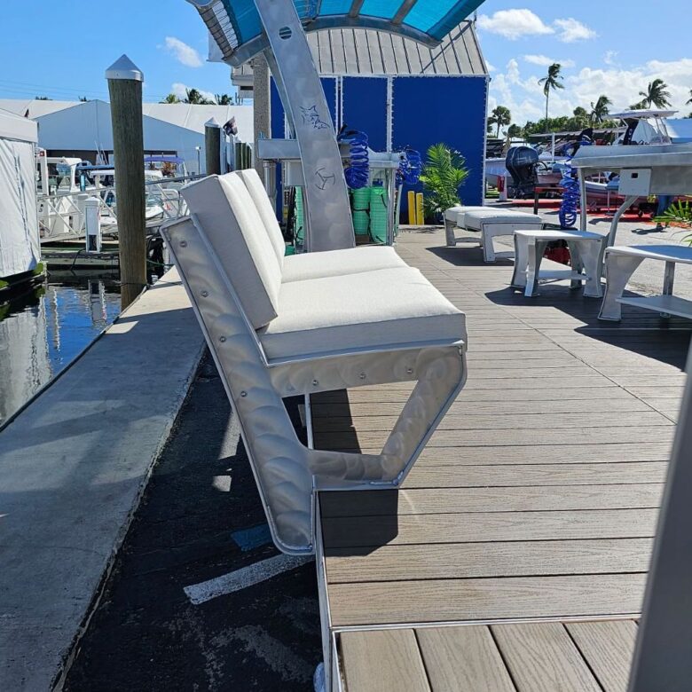 Love Seat | Dock Mounted Chairs | Marine Dock Furniture