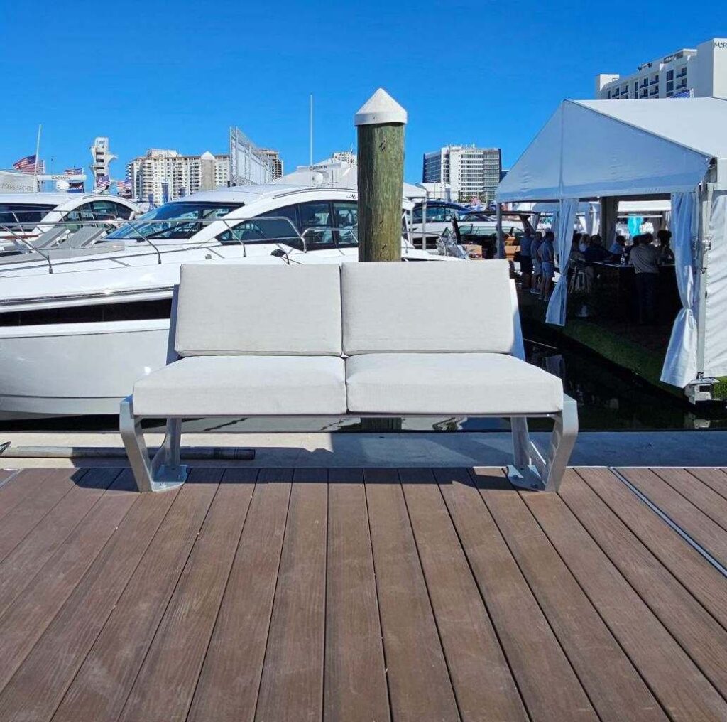 Love Seat | Dock Mounted Chairs | Marine Dock Furniture