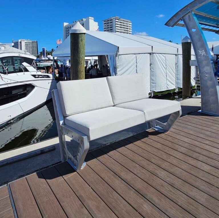 Love Seat | Dock Mounted Chairs | Marine Dock Furniture