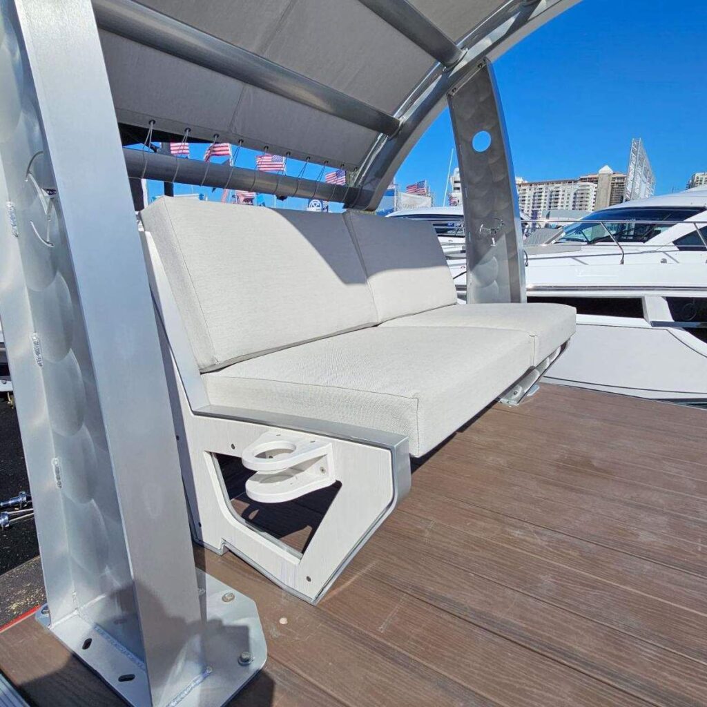 Love Seat | Dock Mounted Chairs | Marine Dock Furniture