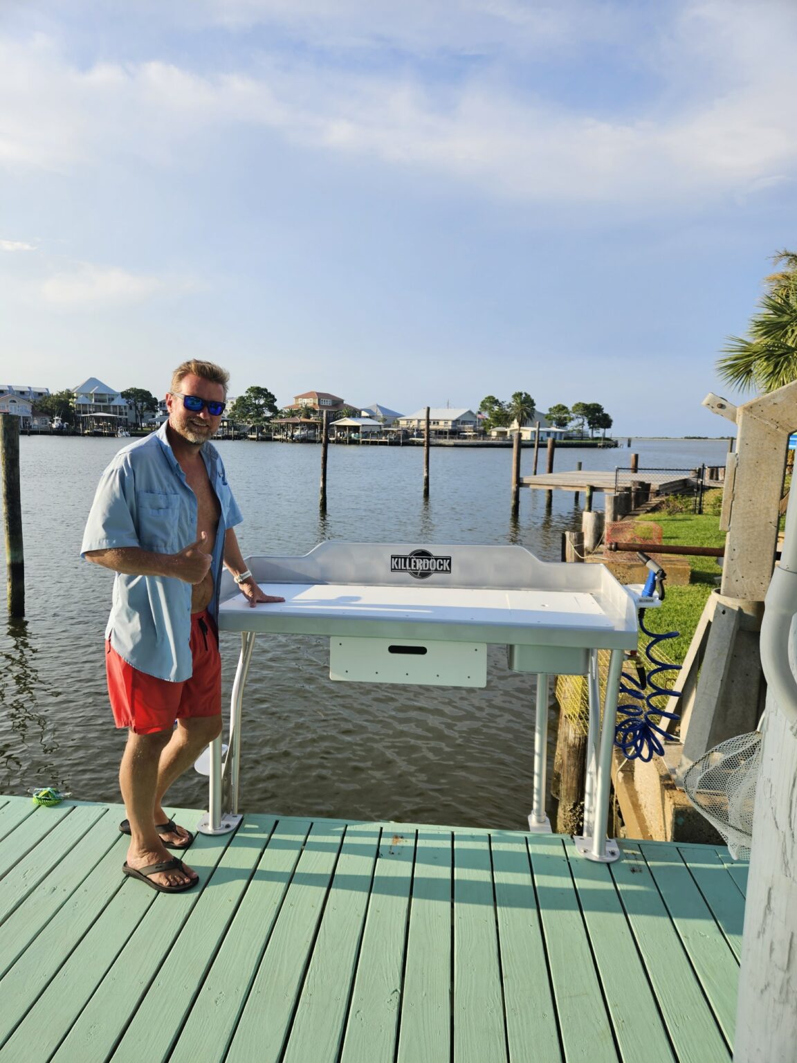 Fish Cleaning Table With Sprayer | Upscale 5 1/2 | KillerDock